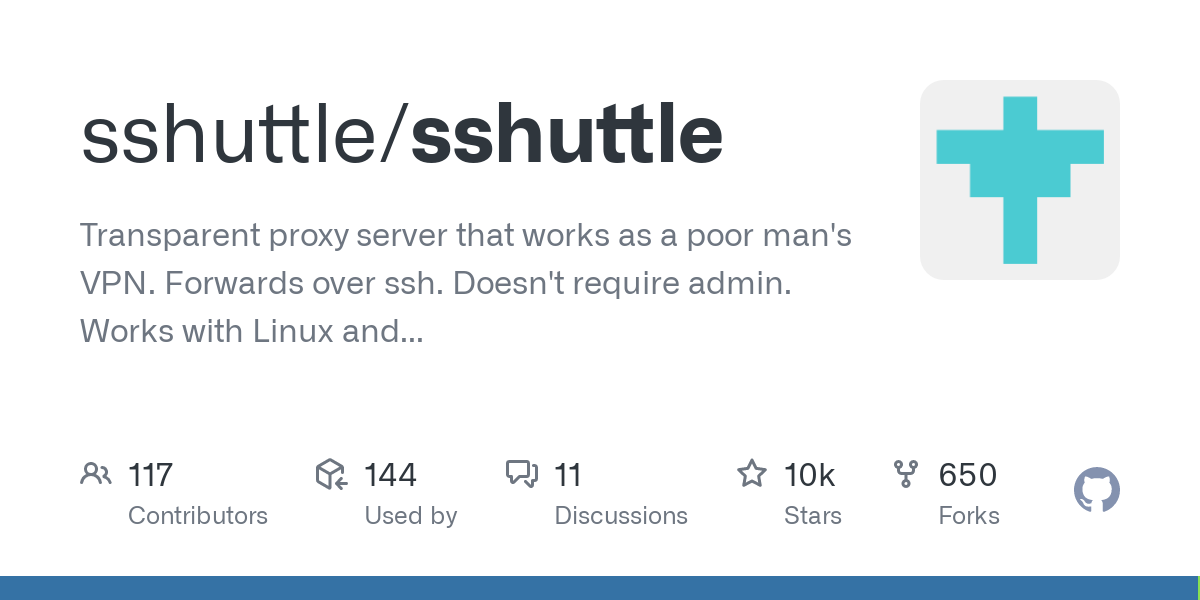 SSHuttle : le VPN open source qui sécurise vos connexions réseau ...
